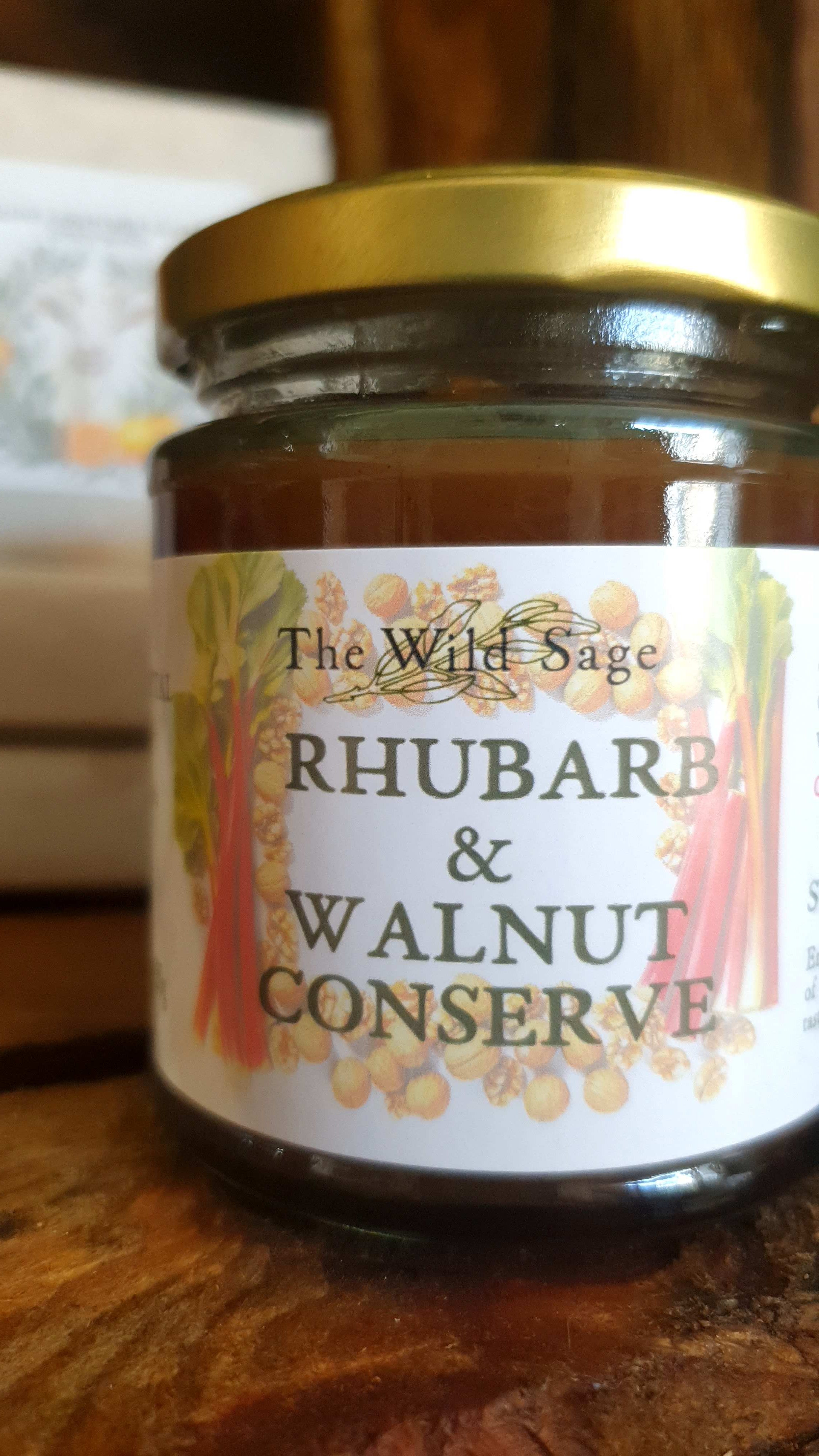Rhubarb and Walnut Conserve | The Wild Sage